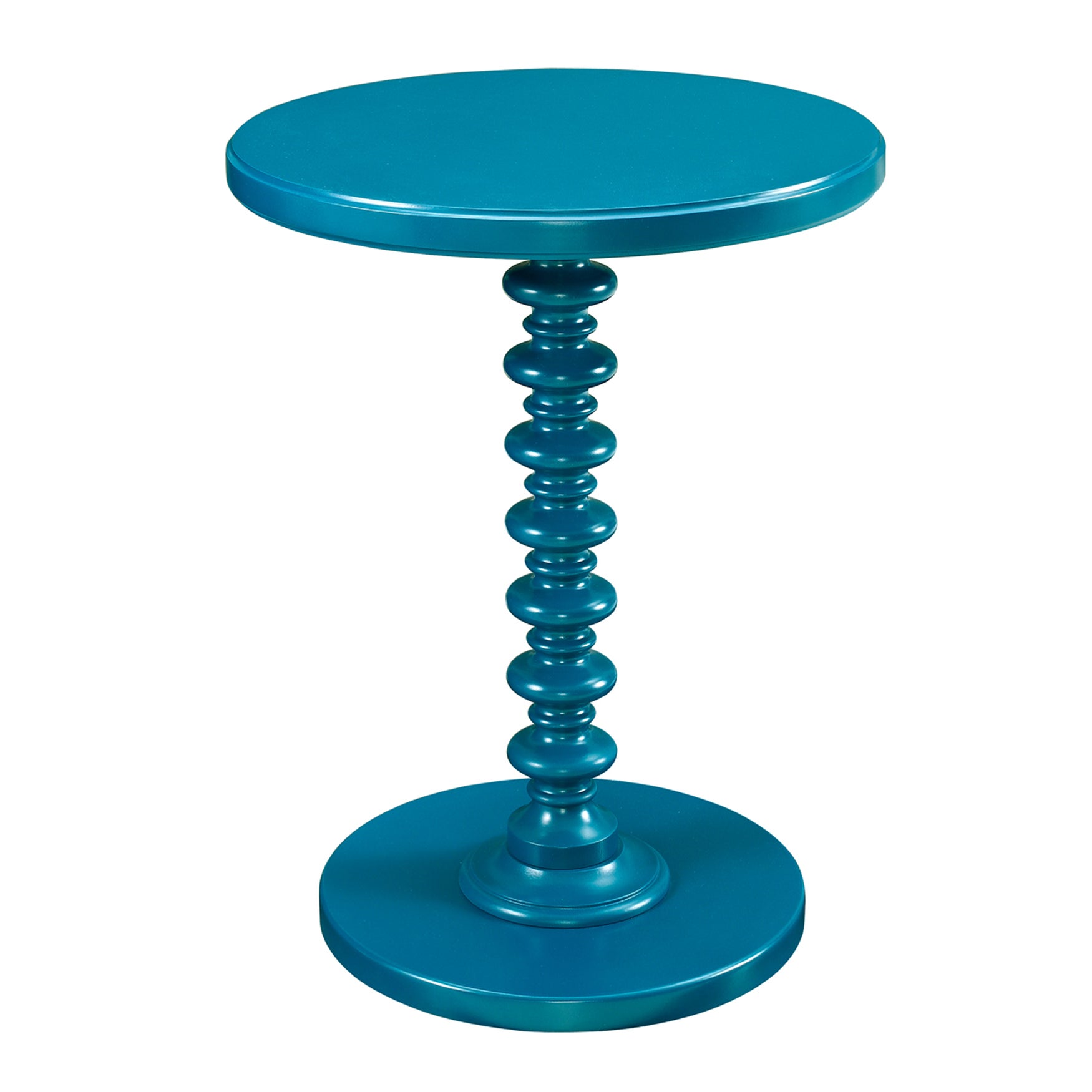 Round Spindle Table| Coffee, End & Side Tables | Brylane Home