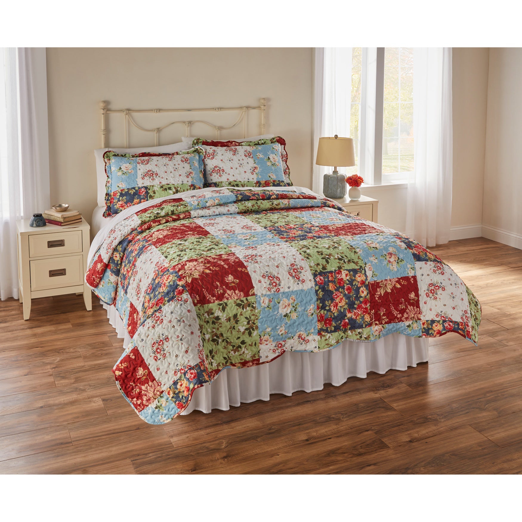 Simple Betty Patchwork 3-PC. Quilt Set, 4391893 | Brylane Home