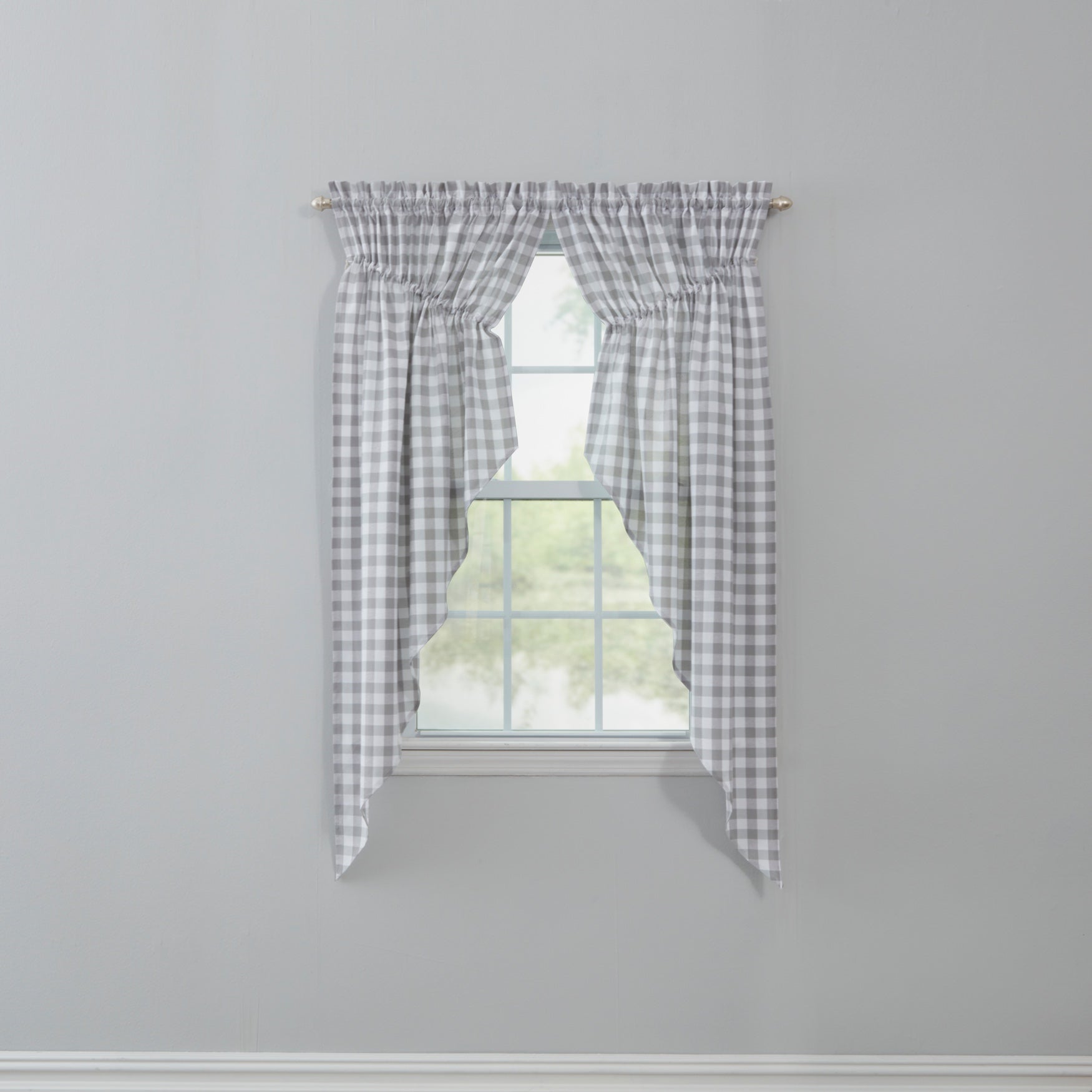 Buffalo Check Swag Pair | Brylane Home