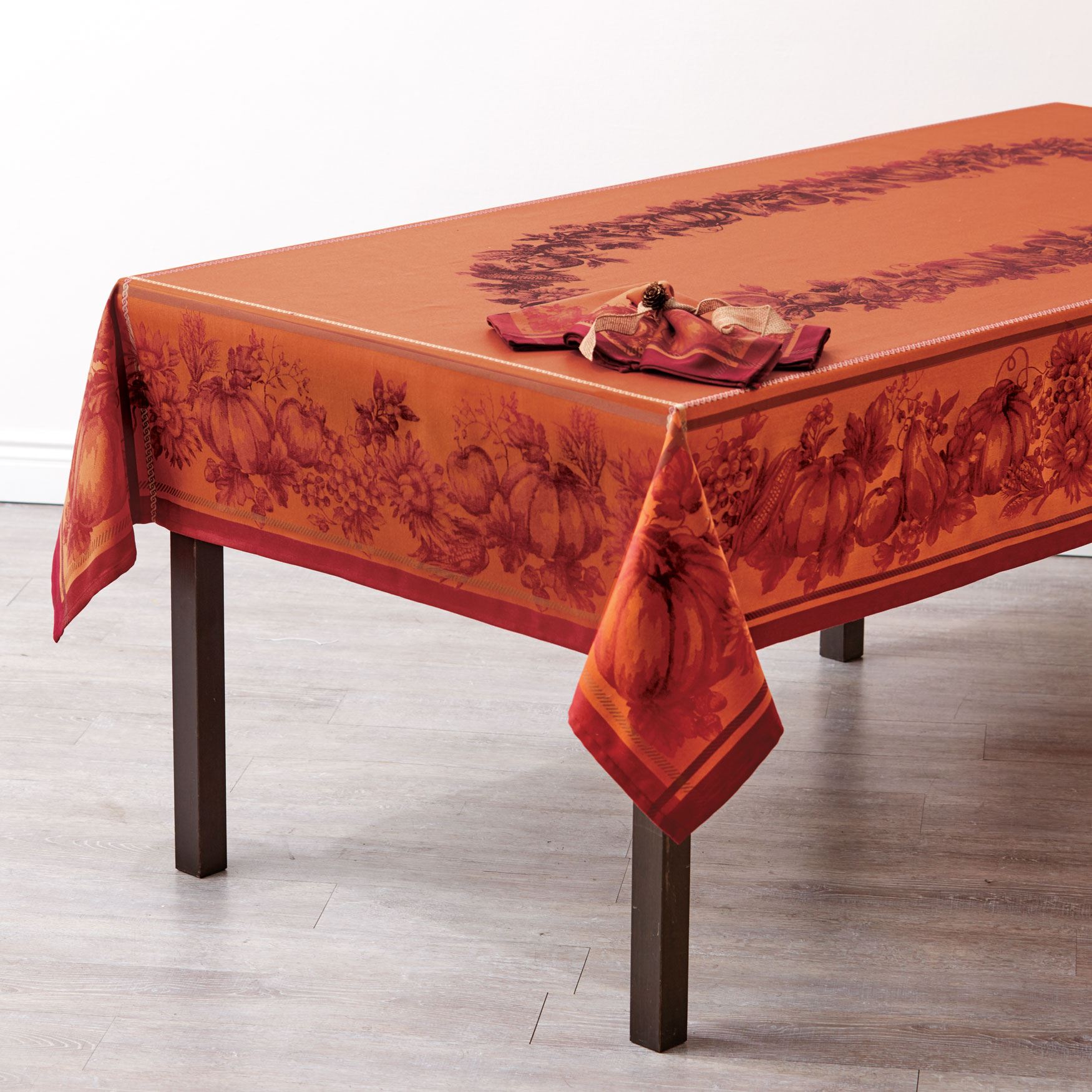 Harvest Border Tablecloth | Brylane Home