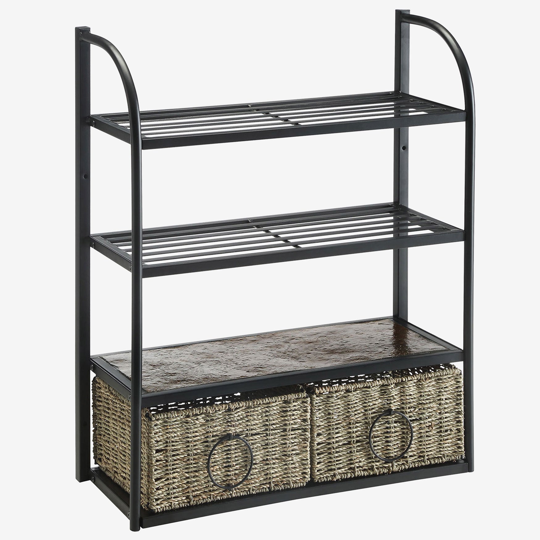 Windsor Storage Unit with 2 Baskets | Brylane Home
