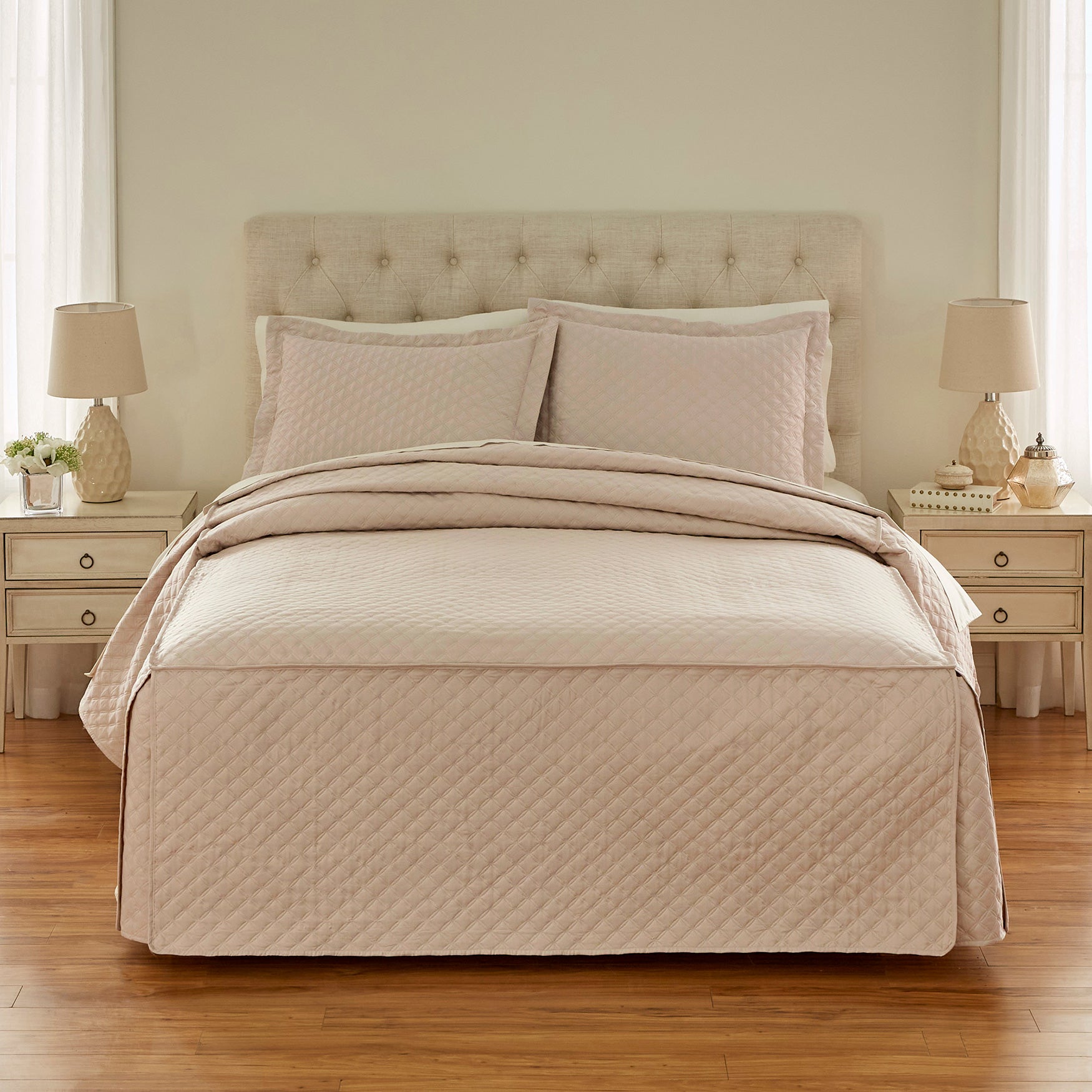 Pinsonic Fitted Bedspread | Brylane Home