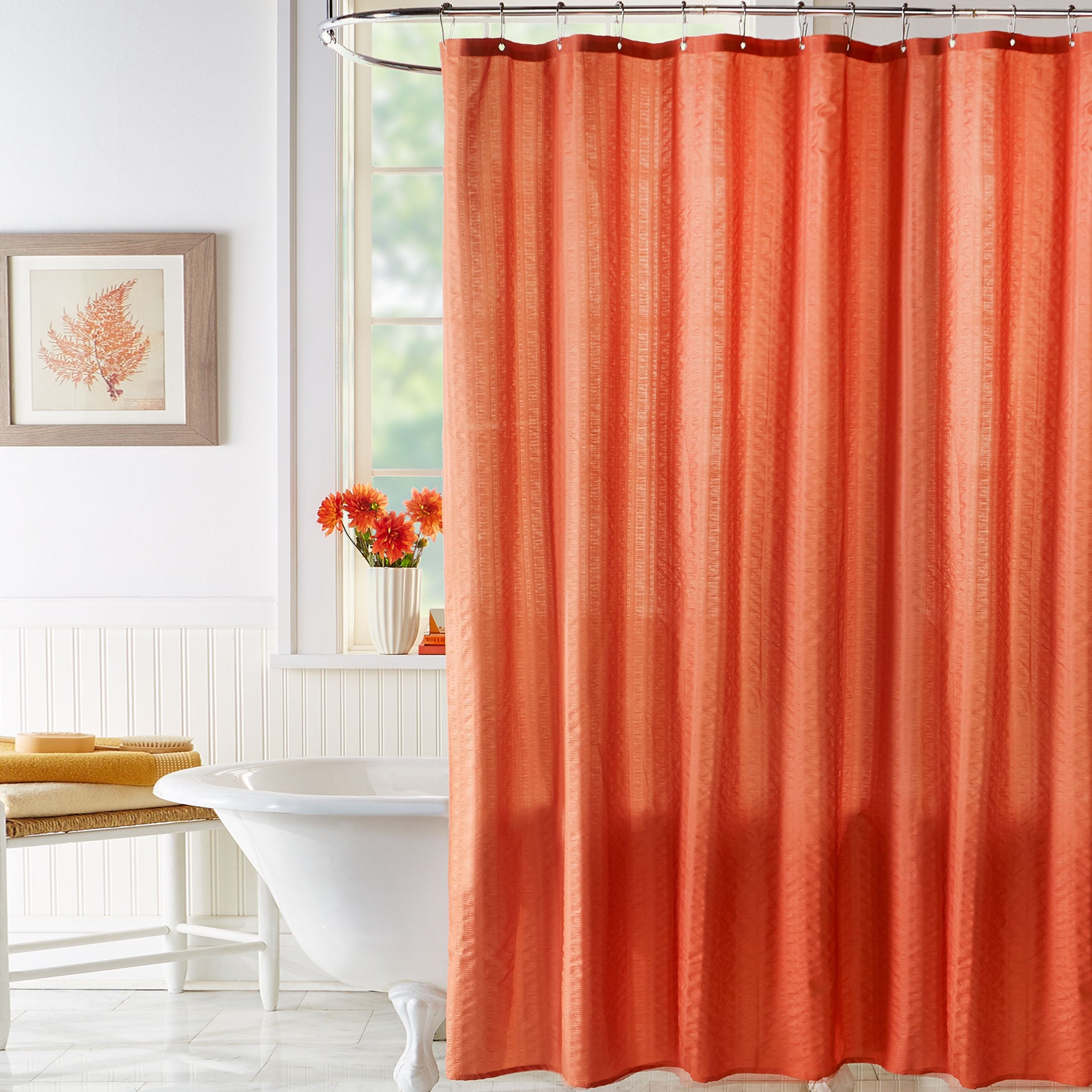 BH Studio Textured Shower Curtain| Bath Accessories | Brylane Home